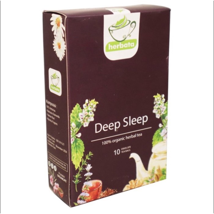 Jual Minuman Kesehatan Deep Sleep Tea Organik Tidur Nyenyak Lelap Pulas ...