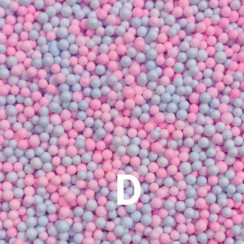 Jual STYROFOAM BUTIRAN WARNA - WARNI ISI 6 GELAS AQUA | Shopee Indonesia