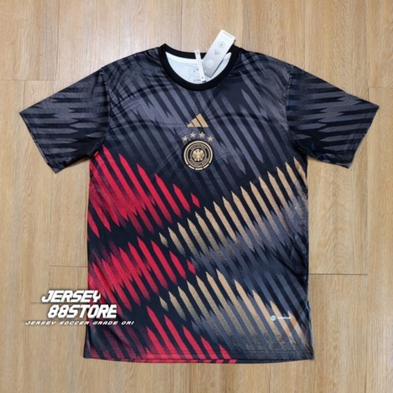 Jual Jersey Baju Sepak Bola JERMAN TRAINING WORLD CUP 2022 Grade Ori | Shopee Indonesia