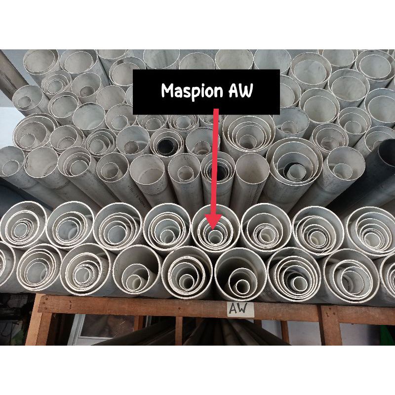 Jual Pipa Air Maspion 2" Pralon Paralon Pvc 2 inch 2 dim AW | Shopee ...