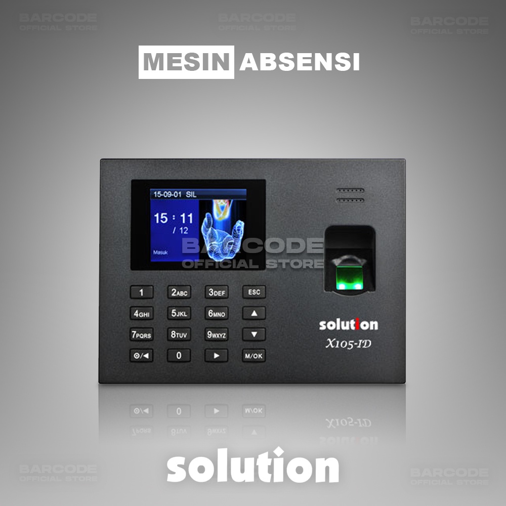 Jual MESIN ABSENSI FINGER PRINT MURAH FINGERPRINT TERLARIS SOLUTION ...