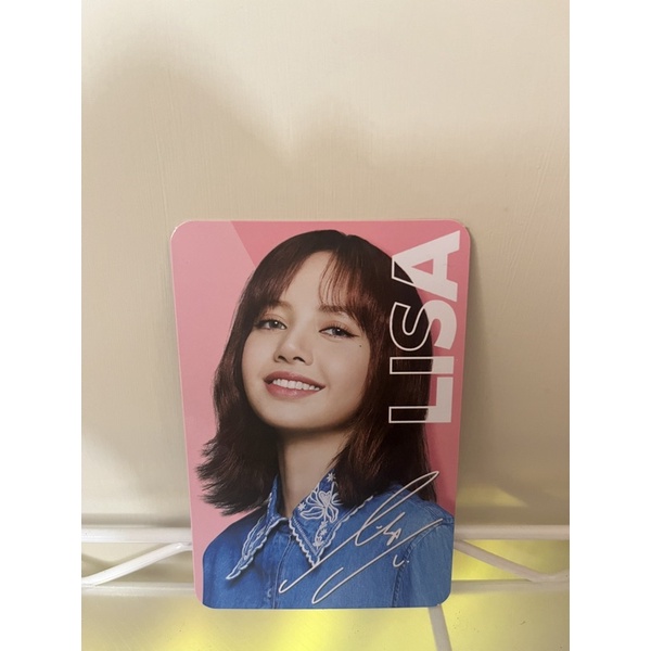 Jual PHOTO CARD LISA (oreo x blackpink) | Shopee Indonesia