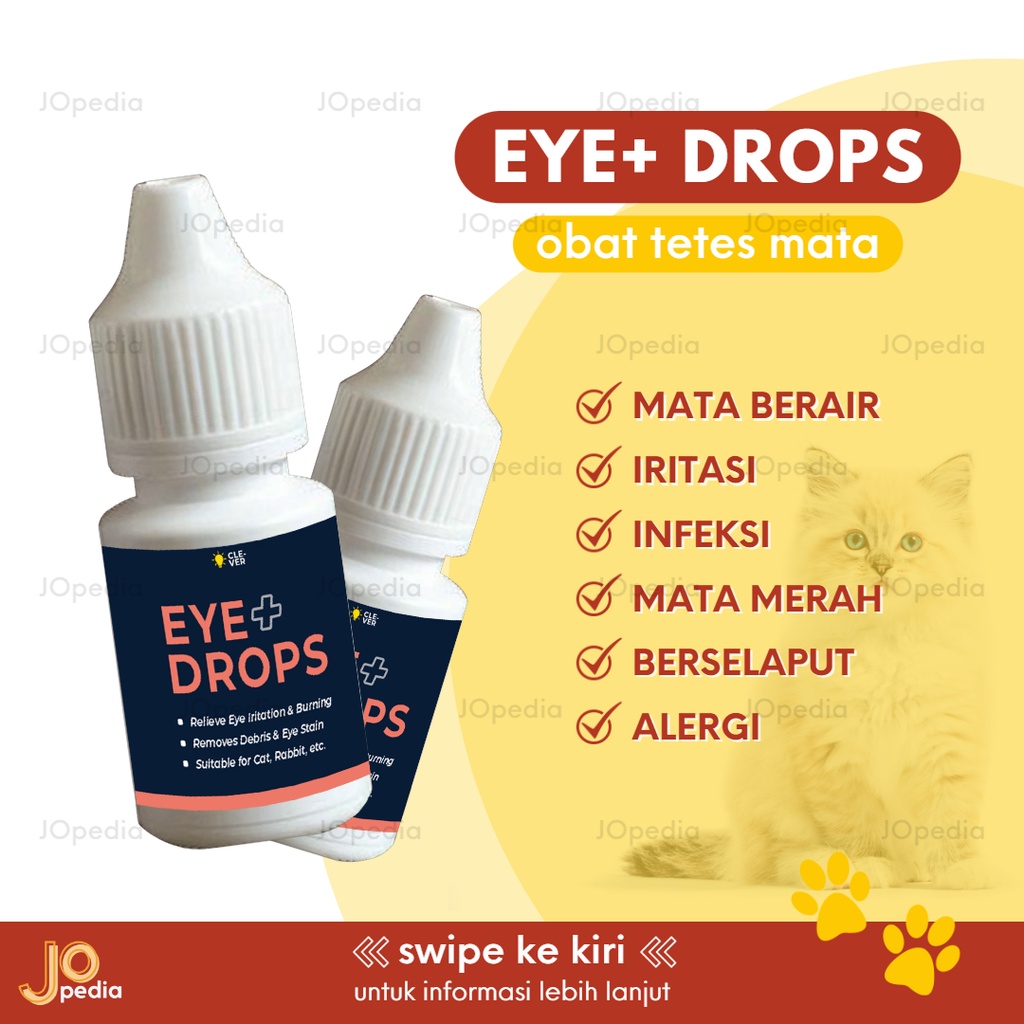 Jual EYE PLUS DROPS Obat Tetes Mata Kucing Sakit Mata Merah Iritasi ...