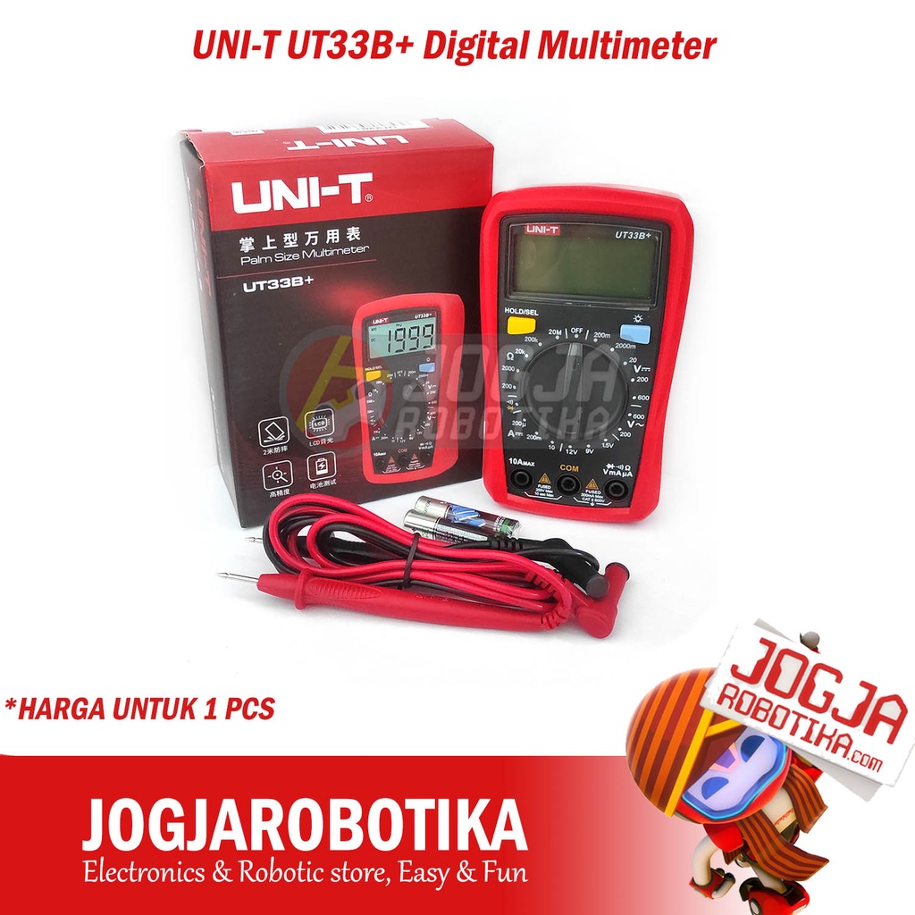 Jual UNI-T UT33B+ Digital Multimeter | Shopee Indonesia