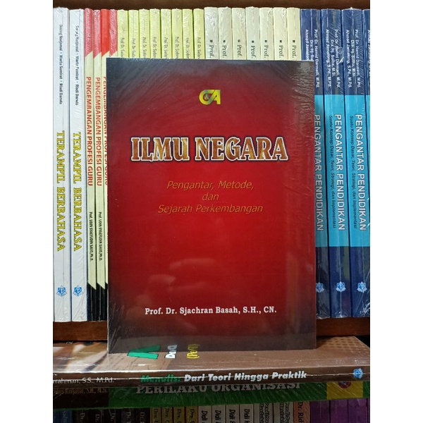 Jual BUKU ILMU NEGARA. .Prof.Dr. SJACHRAN BASAH. SH. BARU. | Shopee Indonesia