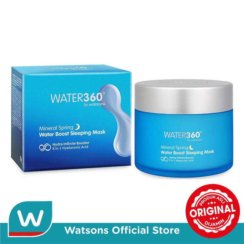 Jual Water 360 Mineral Spring Water Boost Sleeping Mask 220Ml | Shopee ...