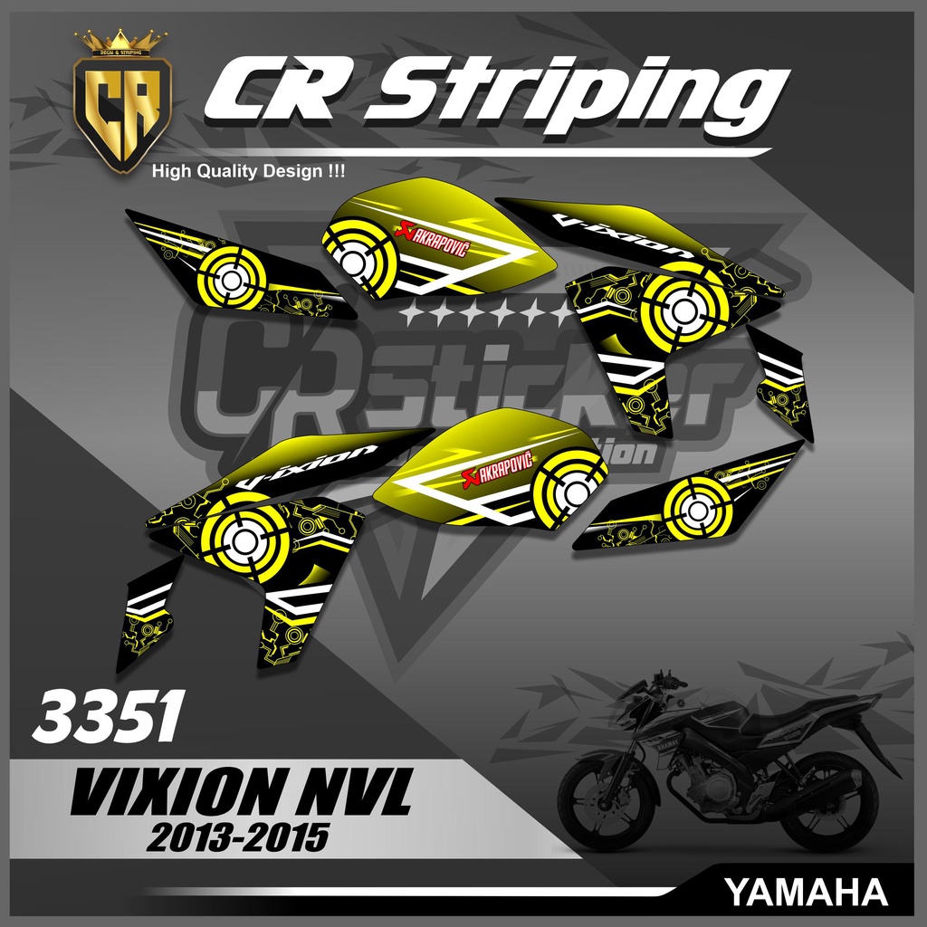 Jual Striping Sticker Vixion NVL 2013-2015 Semifull - Sticker Striping ...