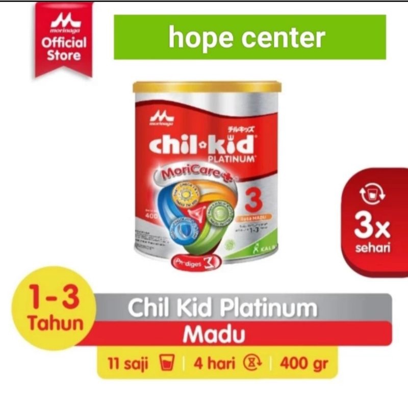 Jual Chilkid Platinum 400gram Vanila Ed 07 Des2025!!!/ Chil Kid Kaleng ...