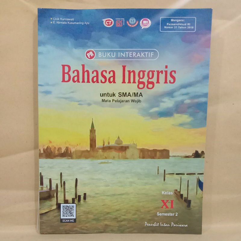 Jual Buku PR/LKS interaktif Bahasa Inggris kelas XI,11 SMA/MA semester 2 (K13 revisi) intan ...