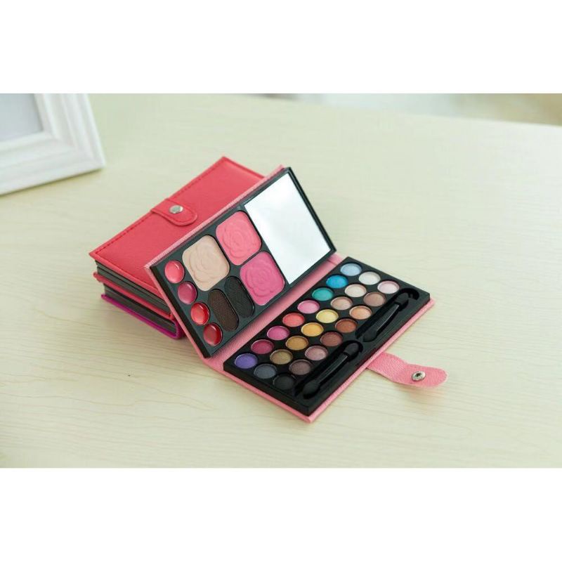 Jual LAMELiA PALLETE eyeshadow 33 warna kombinasi | Shopee Indonesia