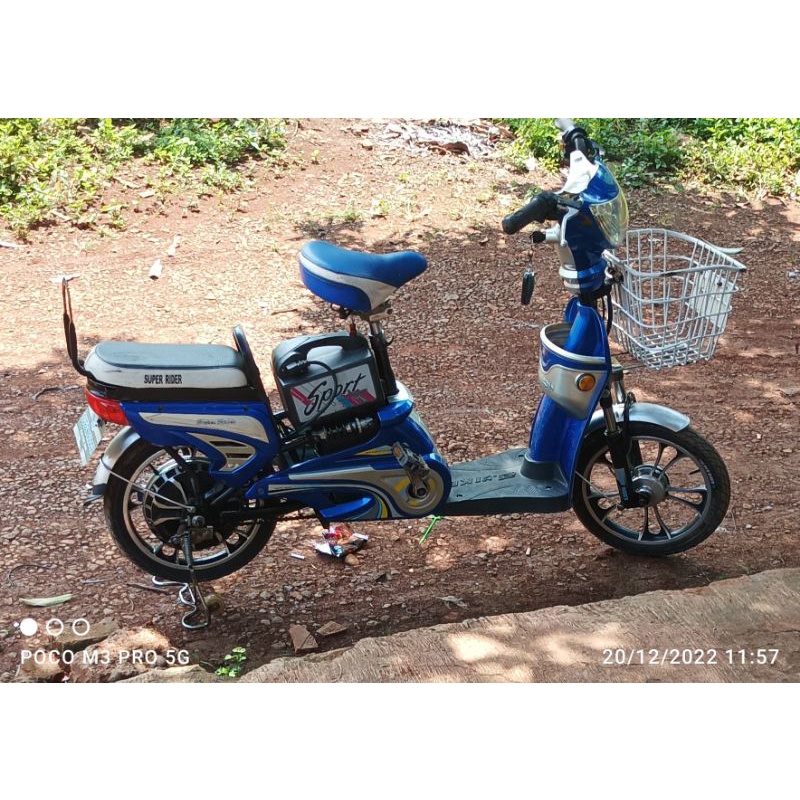 Jual sepeda listrik super rider 24 v (modifan) | Shopee Indonesia
