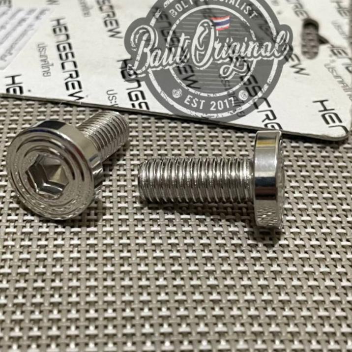 Jual FZA165 baut disk disc piringan cakram ulir garis probolt stainless silver plated original ...