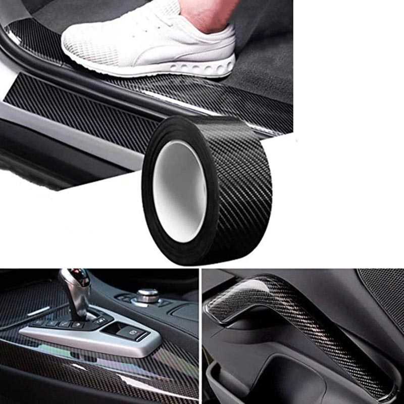 Jual SEAMETAL Stiker Pelindung Mobil Carbon Fiber Tape 70 mm x 3 m ...