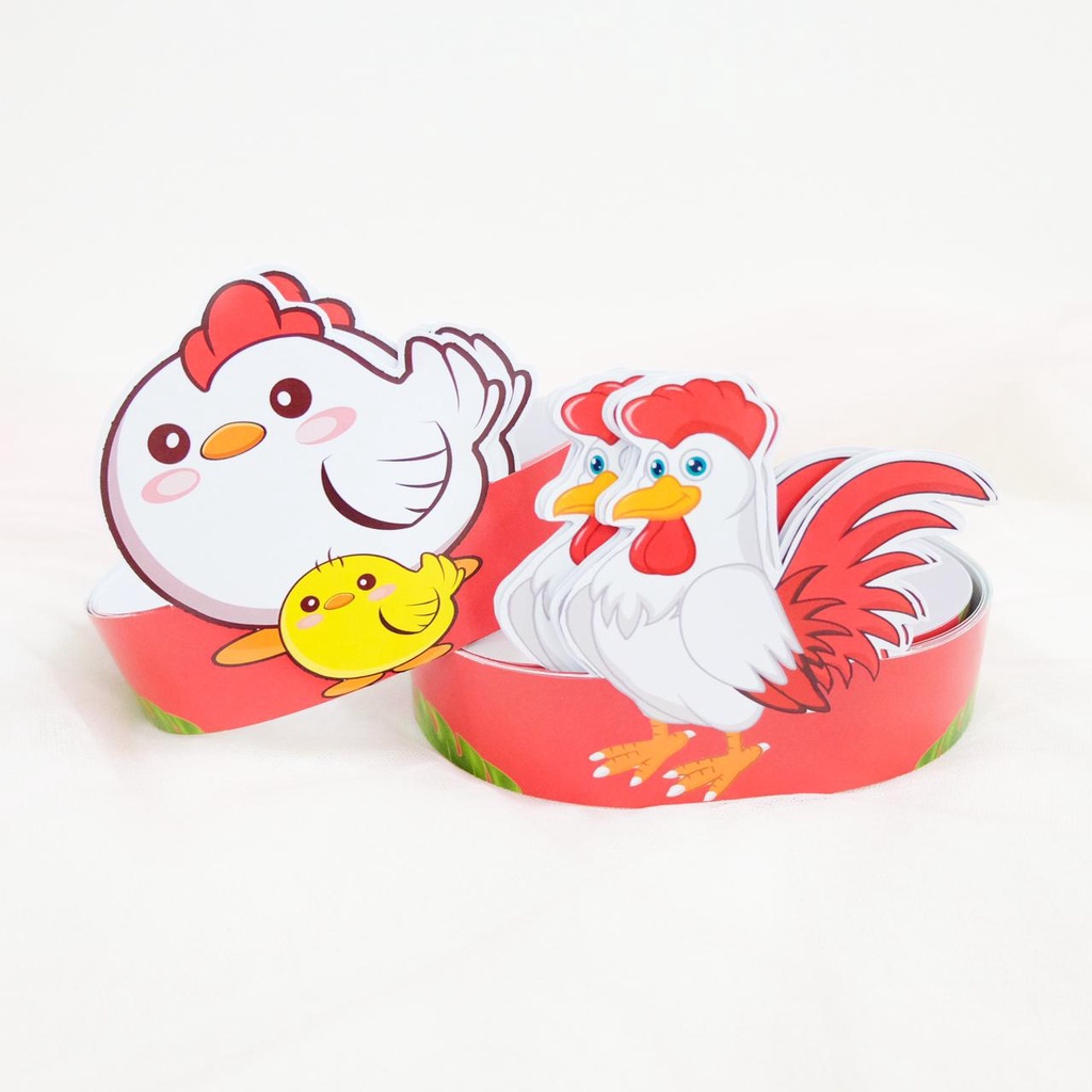 Jual Topi Birthday / Hiasan Kepala Ulang Tahun - Ayam Jantan Cute ...