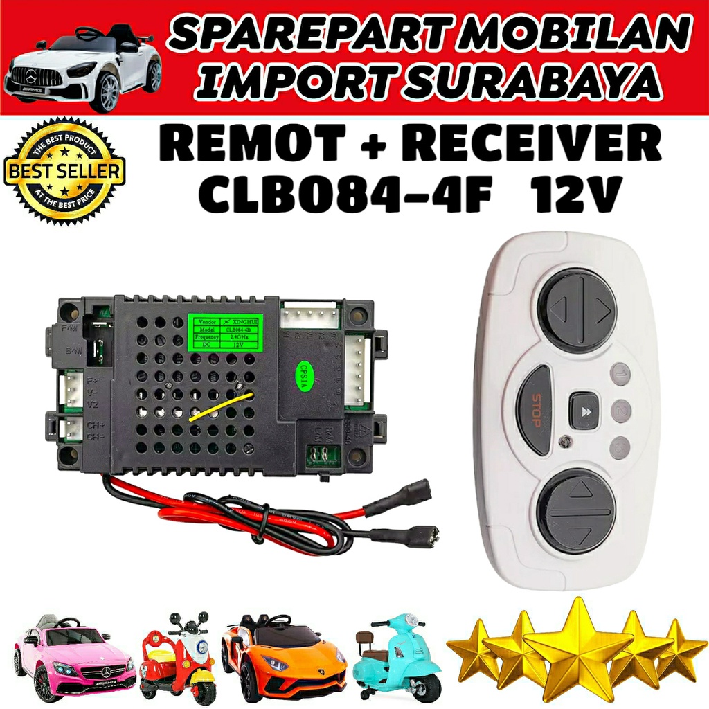 Jual PK 6600 2.4G REMOTE CONTROL SYSTEM MOBIL MOBILAN AKI MAINAN ANAK ...