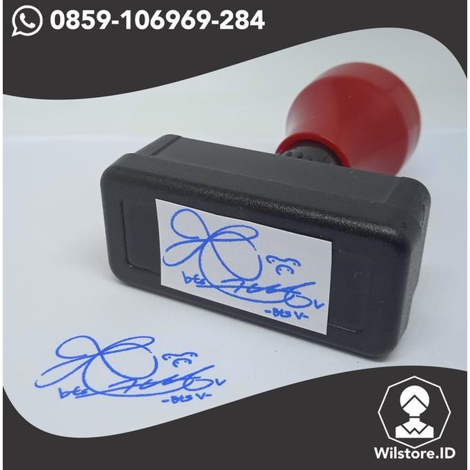 Jual Stm Stampel Tanda Tangan (Signature) Otomatis (Stample/Stempel/Cap ...