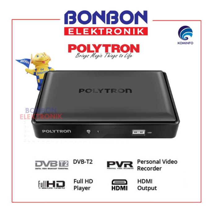 Jual Polytron Set Top Box PDV-600T2 DVB T2 TV Digital | Shopee Indonesia