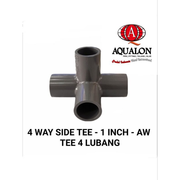 Jual Tee Pipa 4 Way Ukuran 1 T 4 Way Tee Pvc 4 Way 90 Derajat 1