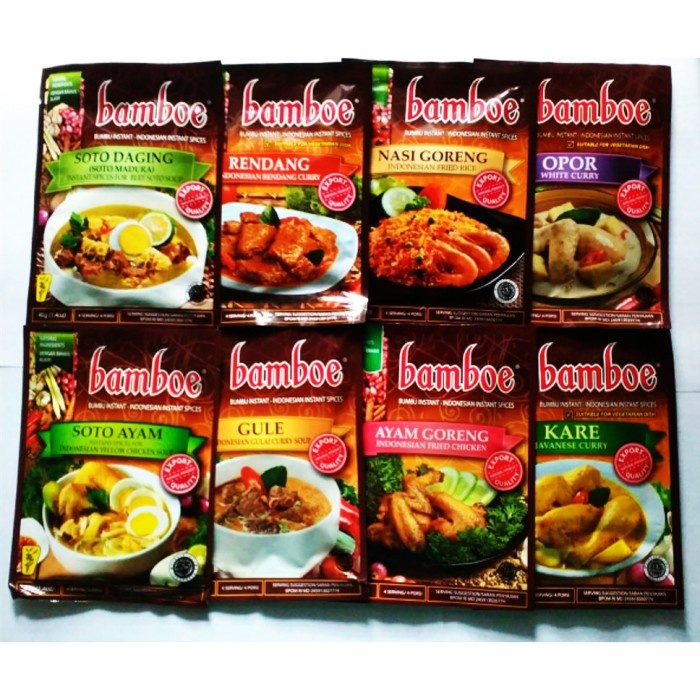 Jual Bumbu Instan Bamboe All Varian - 1 Pcs | Shopee Indonesia