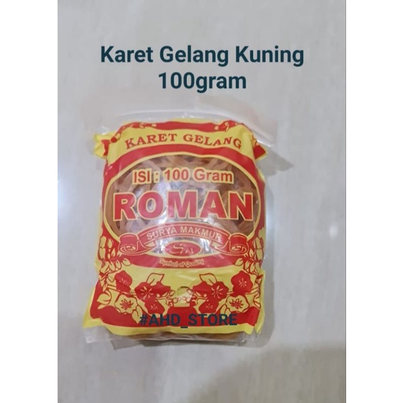 Jual Karet Gelang Kuning ROMAN @100 gram | Shopee Indonesia