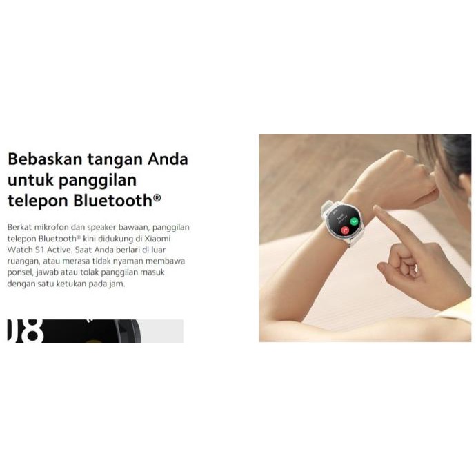 Jual Xiaomi Mi Watch S1 Active Smartwatch Style Fitness Original ...