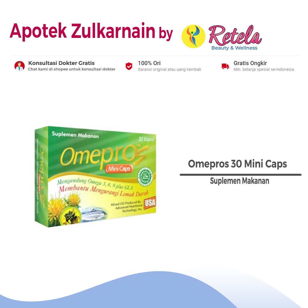Jual Omepros Mini Caps 30 Capsul | Shopee Indonesia