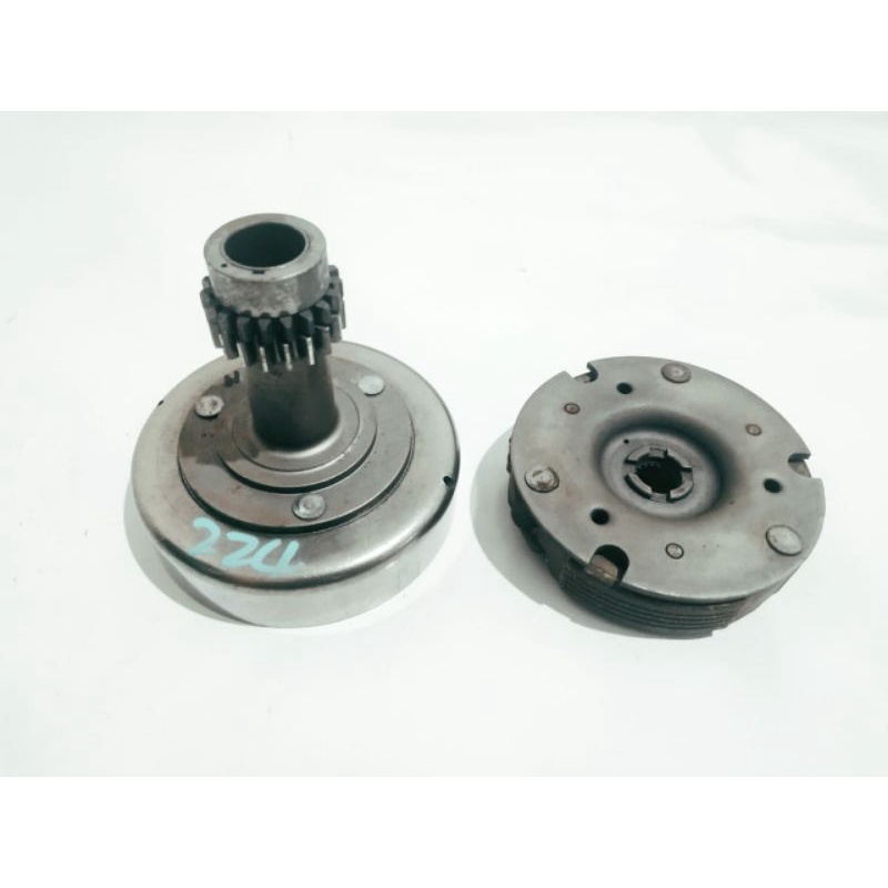 Jual lonceng / mangkok ganda + kampas ganda Kymco spike 120cc original | Shopee Indonesia