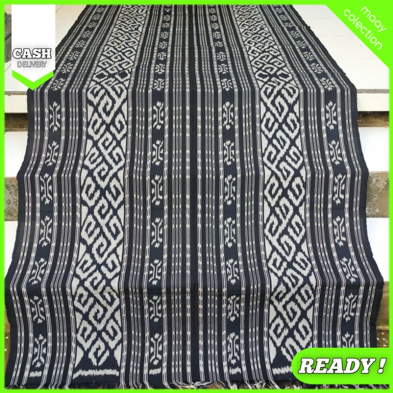 Jual READY STOK - Kain Tenun etnik jepara halusan warna hitam abu2 ...