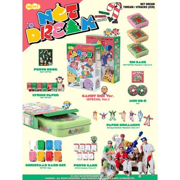 Jual NCT DREAM CANDY - CANDY BOX SPECIAL LIMITED EDITION VER ALBUM ...