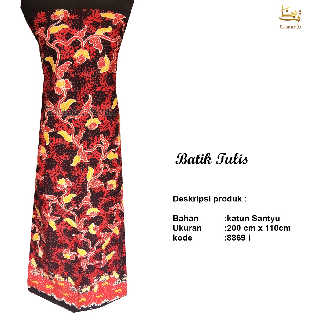 Jual Batik Tulis Tumbuhan Merah - Seragam Batik Couple - Batik Kerja ...