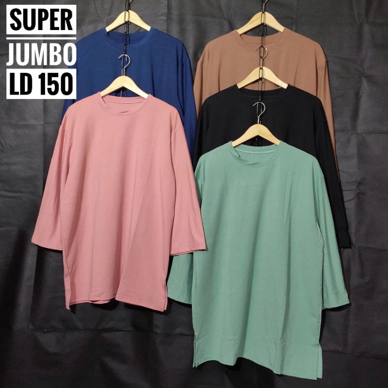 Jual KAOS SUPER JUMBO LD 150 XTRA JUMBO KAOS WANITA | Shopee Indonesia
