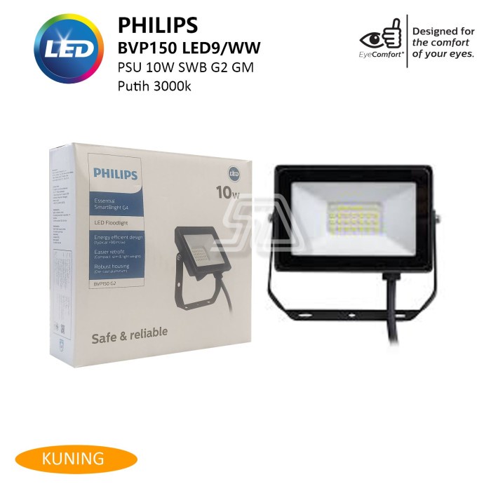 Jual Lampu Sorot BVP150 LED9/WW 220-240V 10W SWB G2 GM | Shopee Indonesia