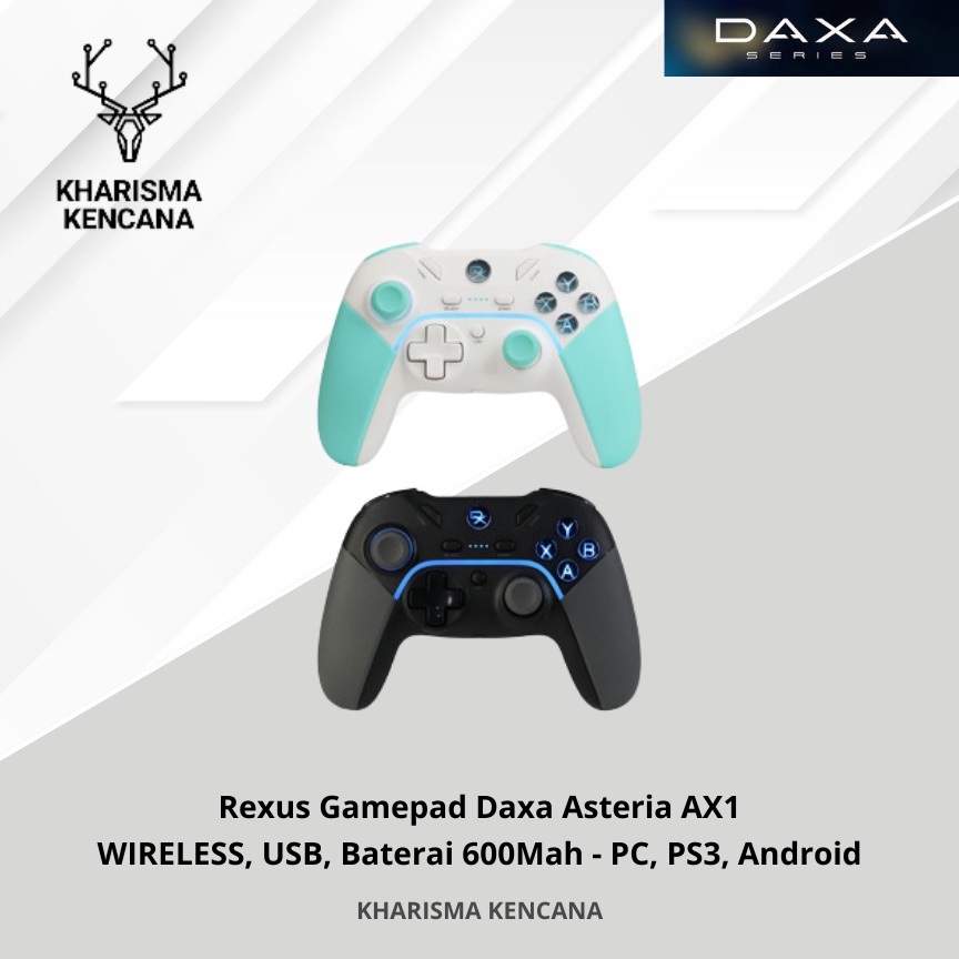 Jual Rexus Gamepad Daxa Asteria AX1 Wireless - PC, PS3, Android ...