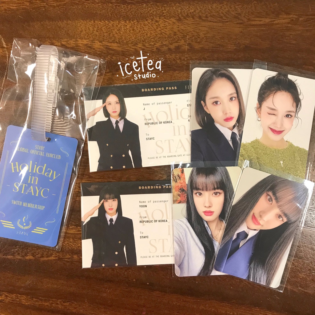 Jual [ready stock] stayc membership kit memkit memship j yoon photocard ...