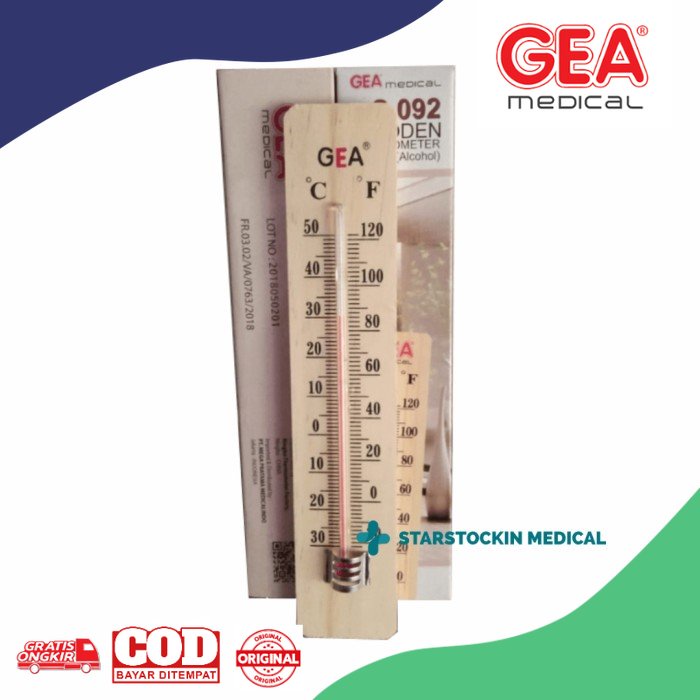 Jual Termometer Ruangan Kayu GEA | Shopee Indonesia