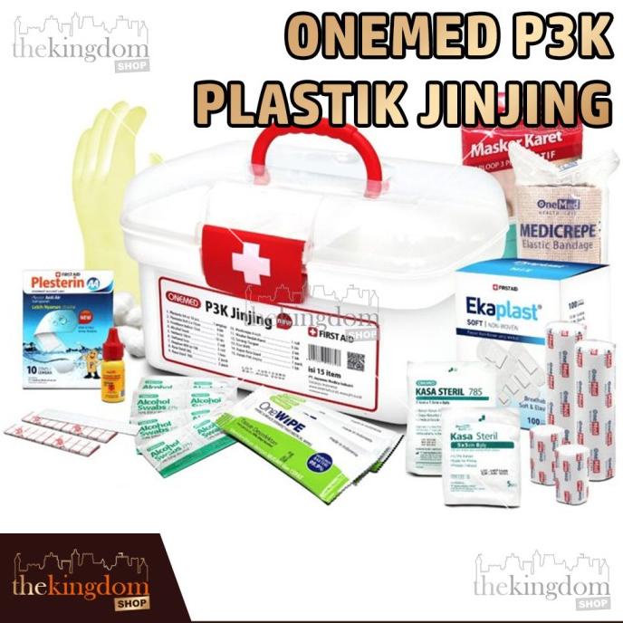 Jual Onemed P3K Jinjing Family Kit Kotak Plastik Box Paket First Aid ...