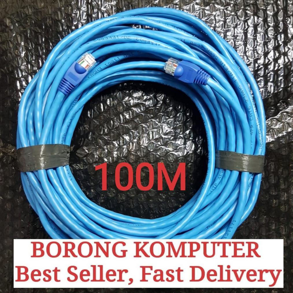 Jual PRODUK- KABEL LAN CAT 6 VASCOLINK 100 METER SIAP PAKAI / 100METER ...