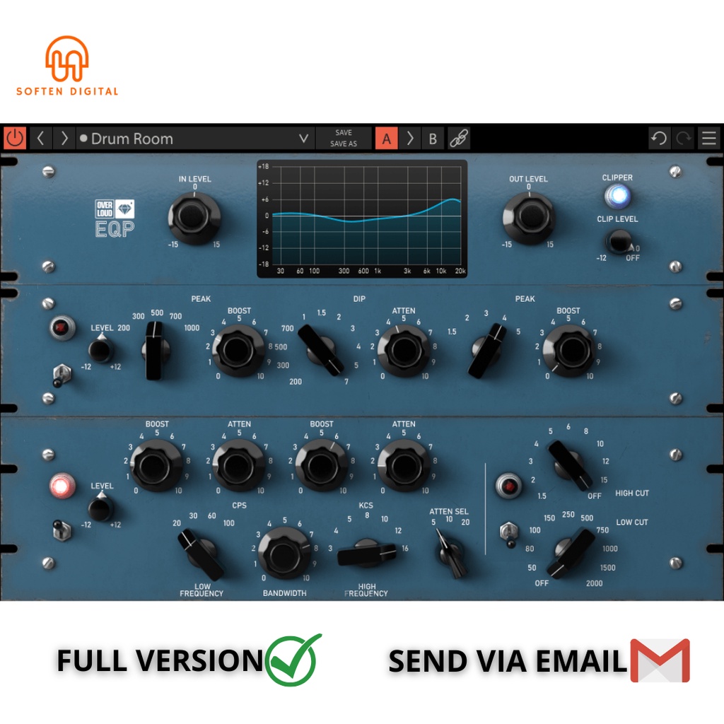 Jual Overloud Gem EQP v1 VST plugin emulation of three iconic Passive ...