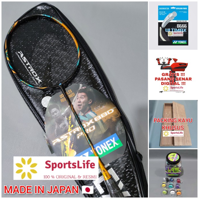 Jual Raket Raket Badminton Yonex Astrox 88 D Dominate Pro Original ...