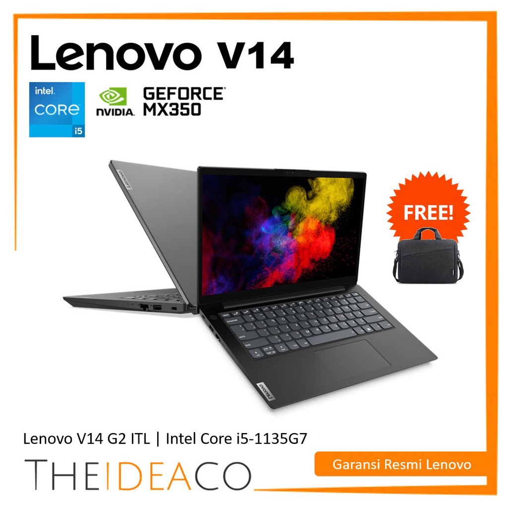 Jual Lenovo V14 G2 I i5-1135G7 I 8GB 256GB SSD I MX350 I W10H + OHS ...