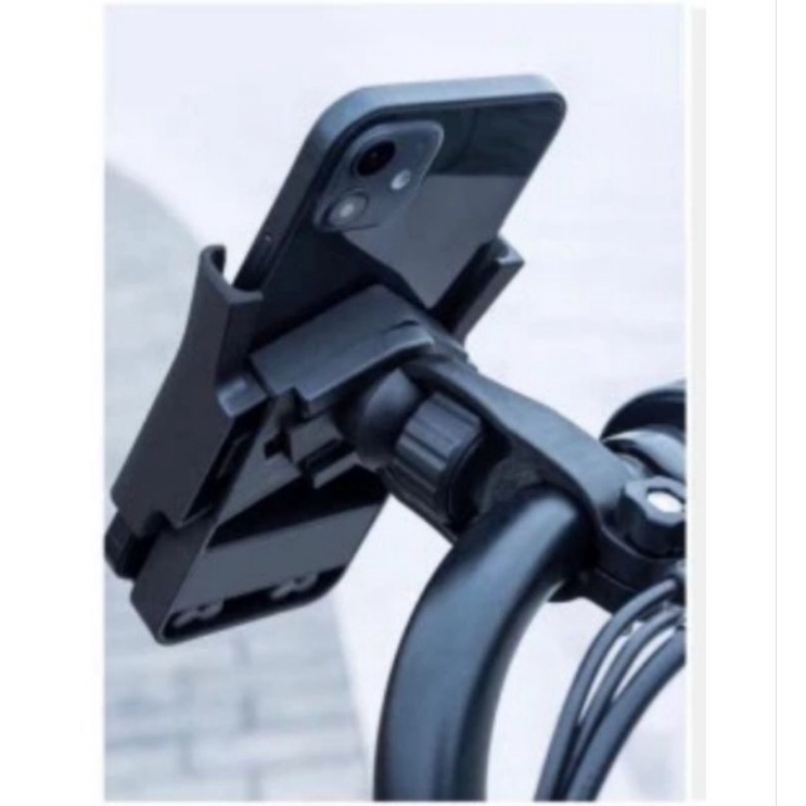 Jual Holder Stang Handphone Gps Sepeda Motor Pasang Setang Praktis HM-23 HP Stand Grip | Shopee ...