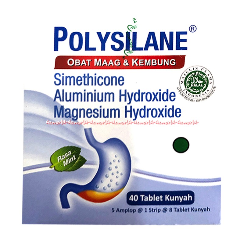 Jual Polysilane Obat Maag & Kembung 1kotak Obat Sakit Magh Asam Lambung ...