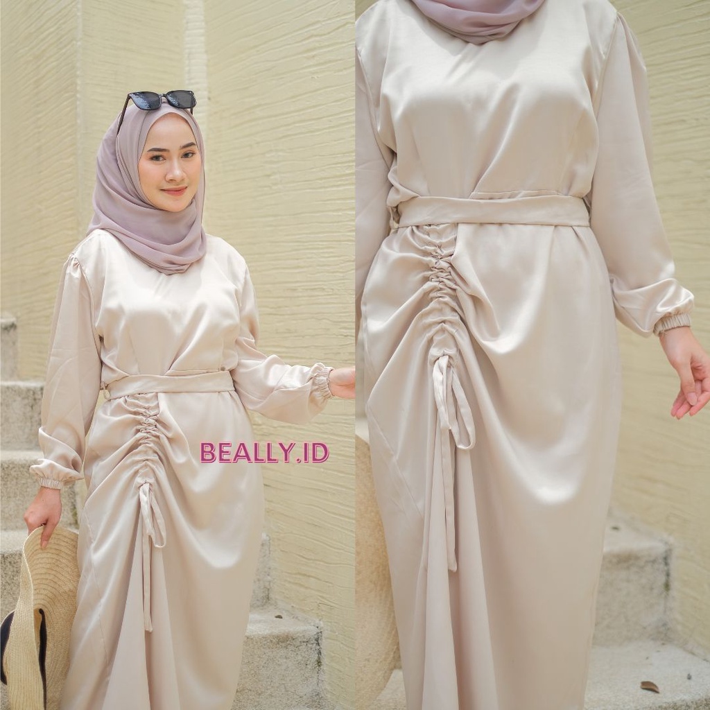 Jual DRESS SERUT SATIN | GAMIS SERUT ABELIA DRESS | BAJU KONDANGAN ...