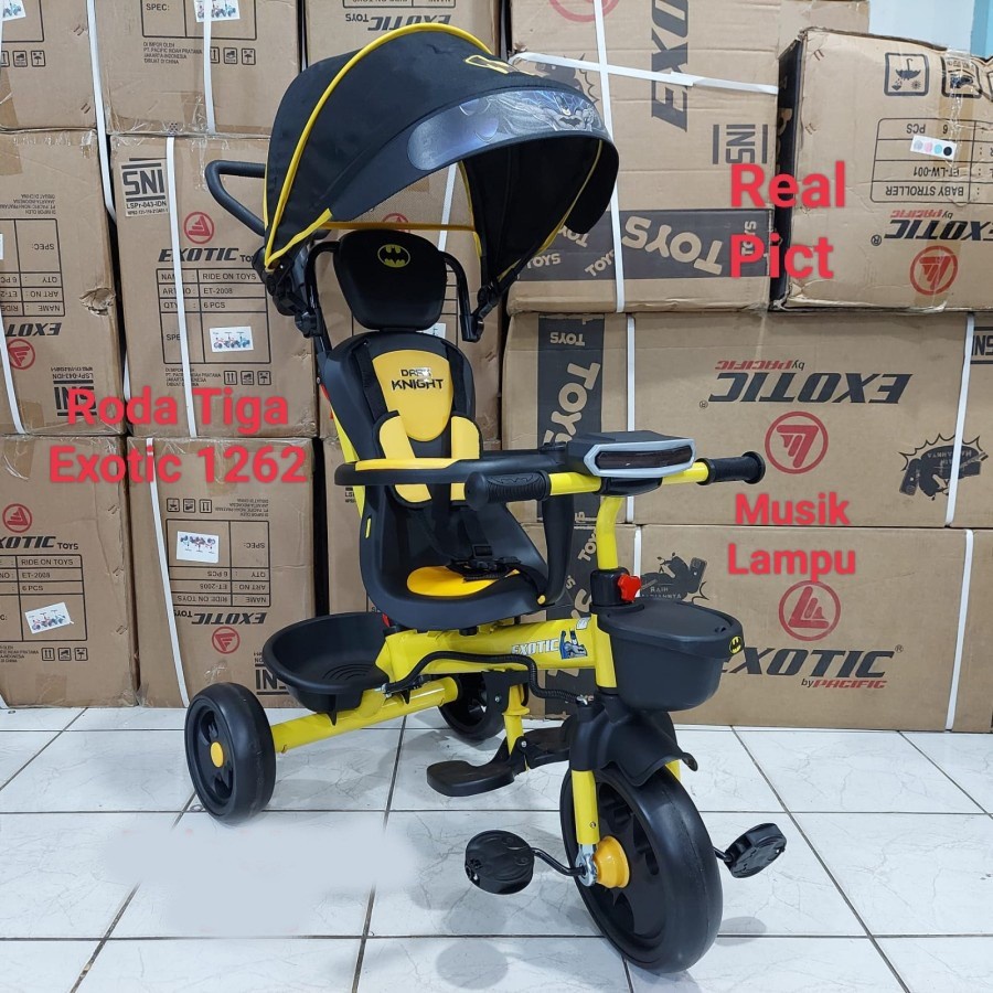 Jual Sepeda Anak Roda Tiga Sepeda Stroller Bayi Roda 3 Exotic Batman ...