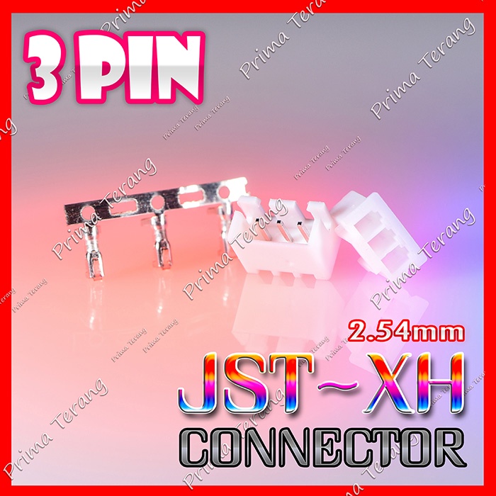 Jual JST XH Connector 3 Pin Lurus JST-XH 2.54mm Konektor Baterai LiPo 3P | Shopee Indonesia