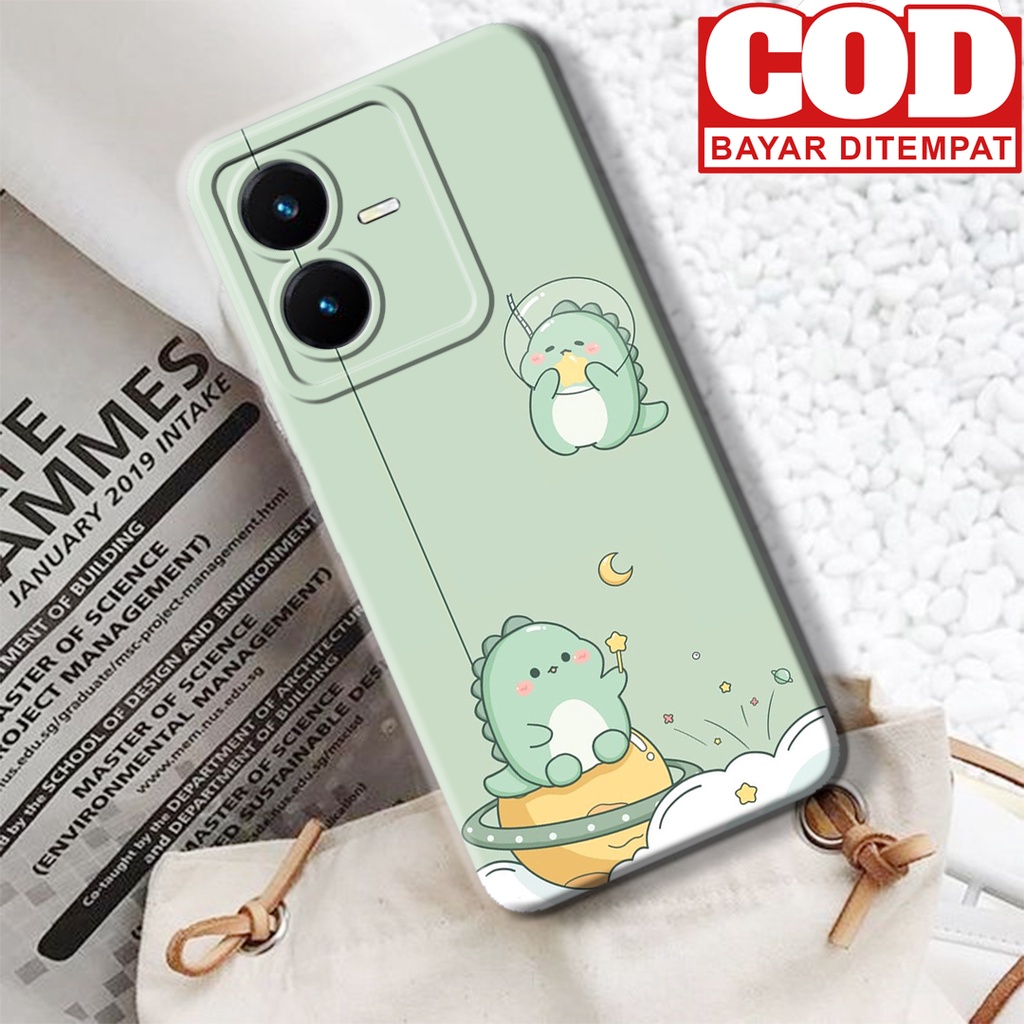 Jual Case Hp Vivo Y22 2022 - Casing Hp Vivo Y22 2022 - Internal.Id - Fashion Case Dino - Case ...