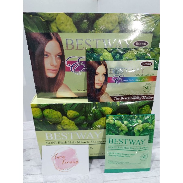 Jual Original BESTWAY ECER Noni Hair Miracle Shampo Uban Cat Rambut ...