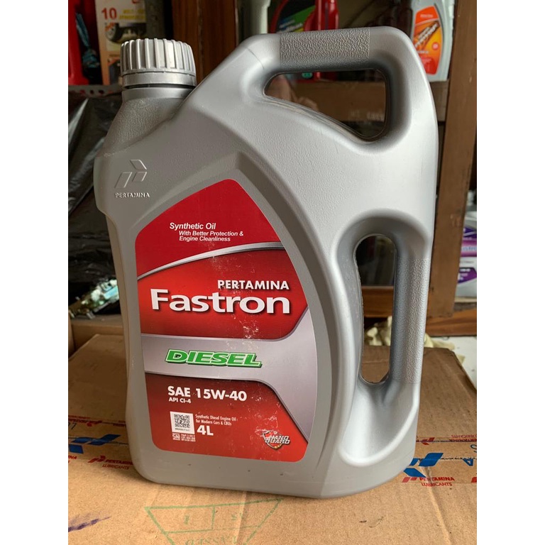 Jual Oli Mesin Fastron Diesel SAE 15W-40 4L (untuk mobil diesel) | Shopee Indonesia