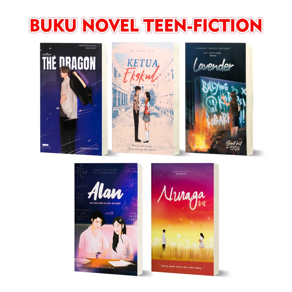 Jual Buku Novel Remaja Nuraga / Alan / lavender / Novel Loveable Teen ...
