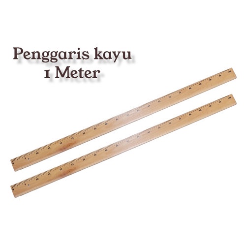 Jual PENGGARIS KAYU / BUSUR KAYU / PANJANG 100 CM KAYU / SIKU-SIKU SET ...